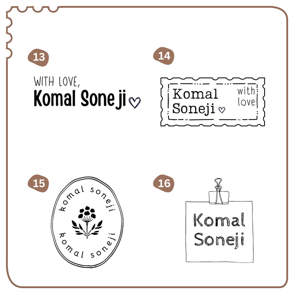 Custom Name Stamps – Ko Necessity